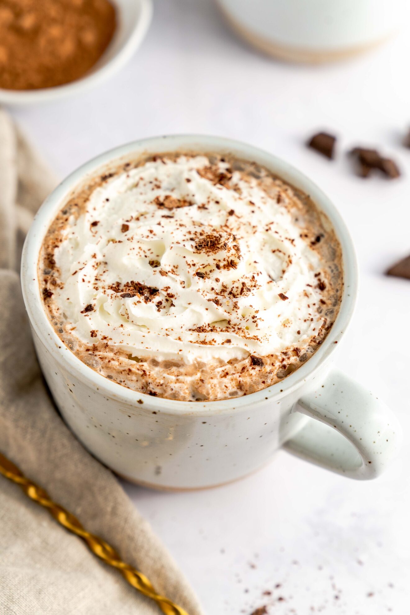 Easy Cacao Latte (healing, healthy, dairy-free) - Living in Flux
